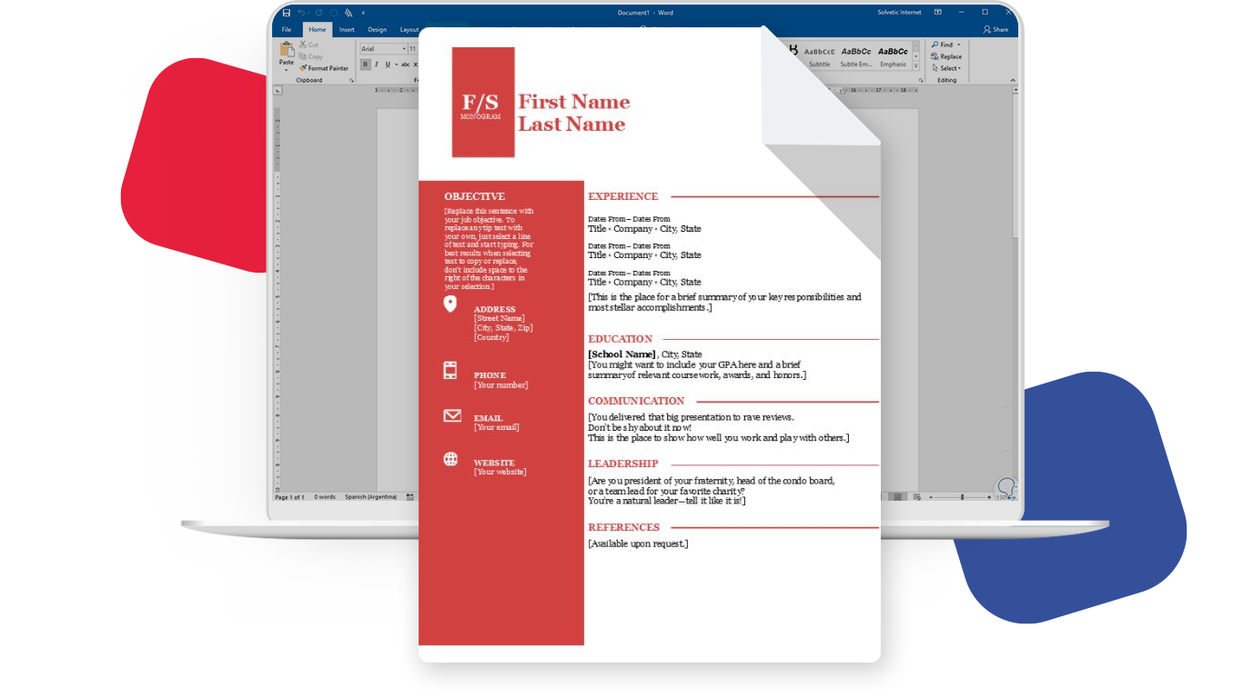 Microsoft Word Resume Templates | ResumeGiants
