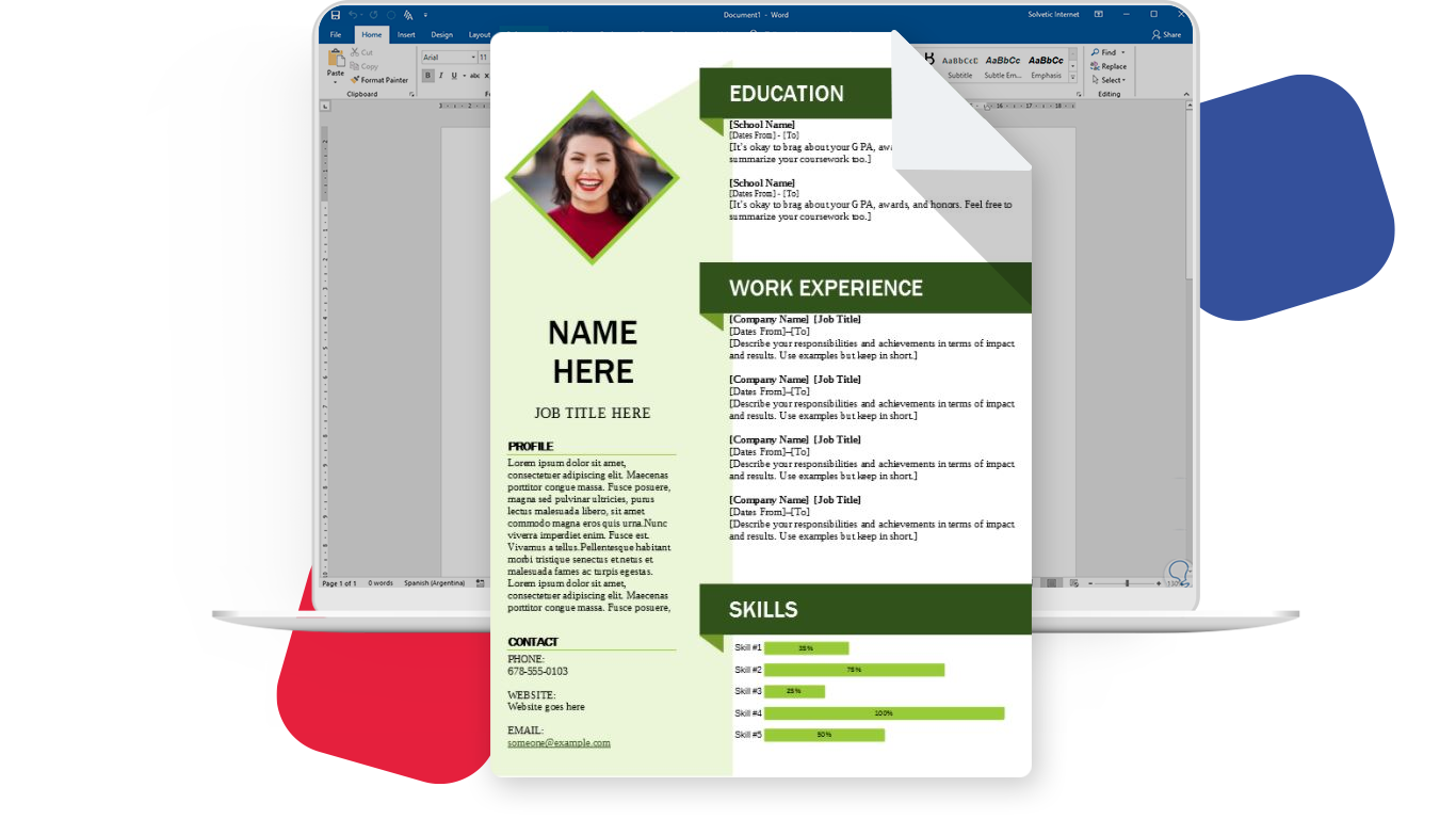 Microsoft Word Resume Templates | ResumeGiants