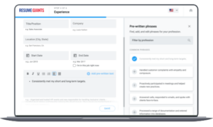 FREE Resume Templates - ResumeGiants.com